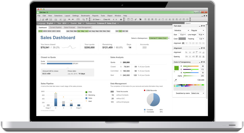 Meja Design : QlikView 12